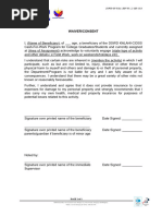 DSWD-GF-010A Form Instructions | PDF