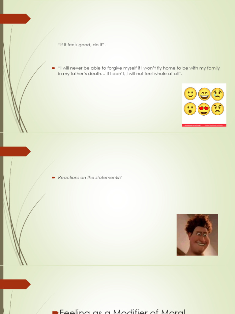 Ethics Wk7 Rev Feelings PPT 100923 | PDF | Reason | Morality