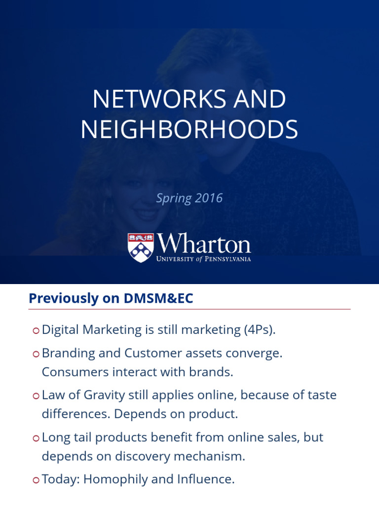 6 - Networks and Neighborhoods | PDF