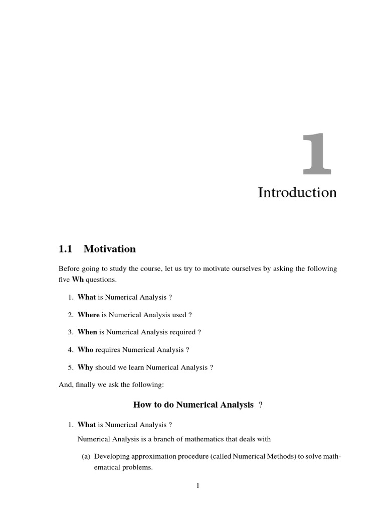 Numerical Analysis | PDF | Numerical Analysis | Mathematical Analysis