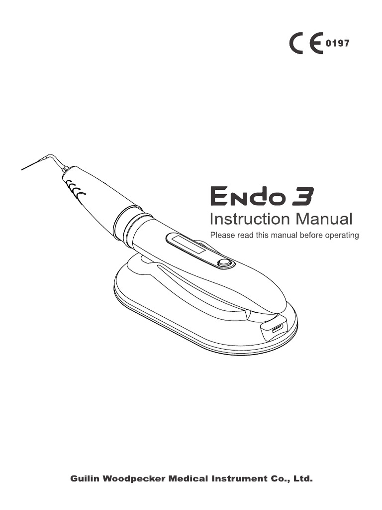 Endo 3 Manual | PDF | Power Supply | Ultrasound