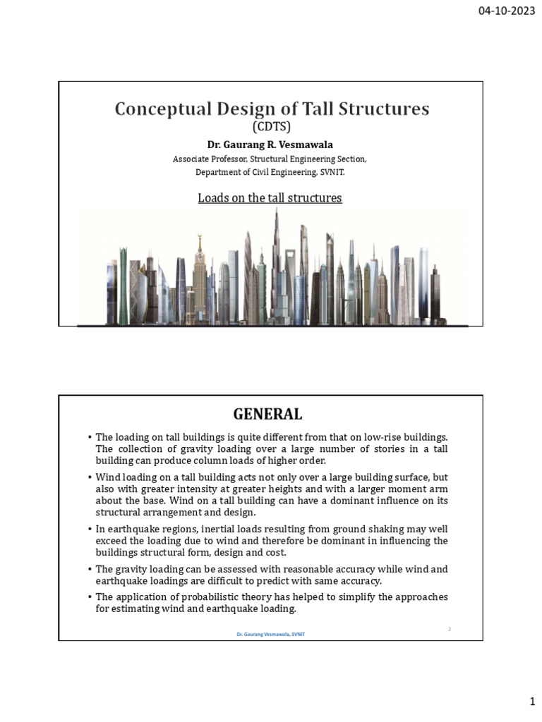 02 Loads Slides Notes (1) | PDF | Structural Load | Earthquakes