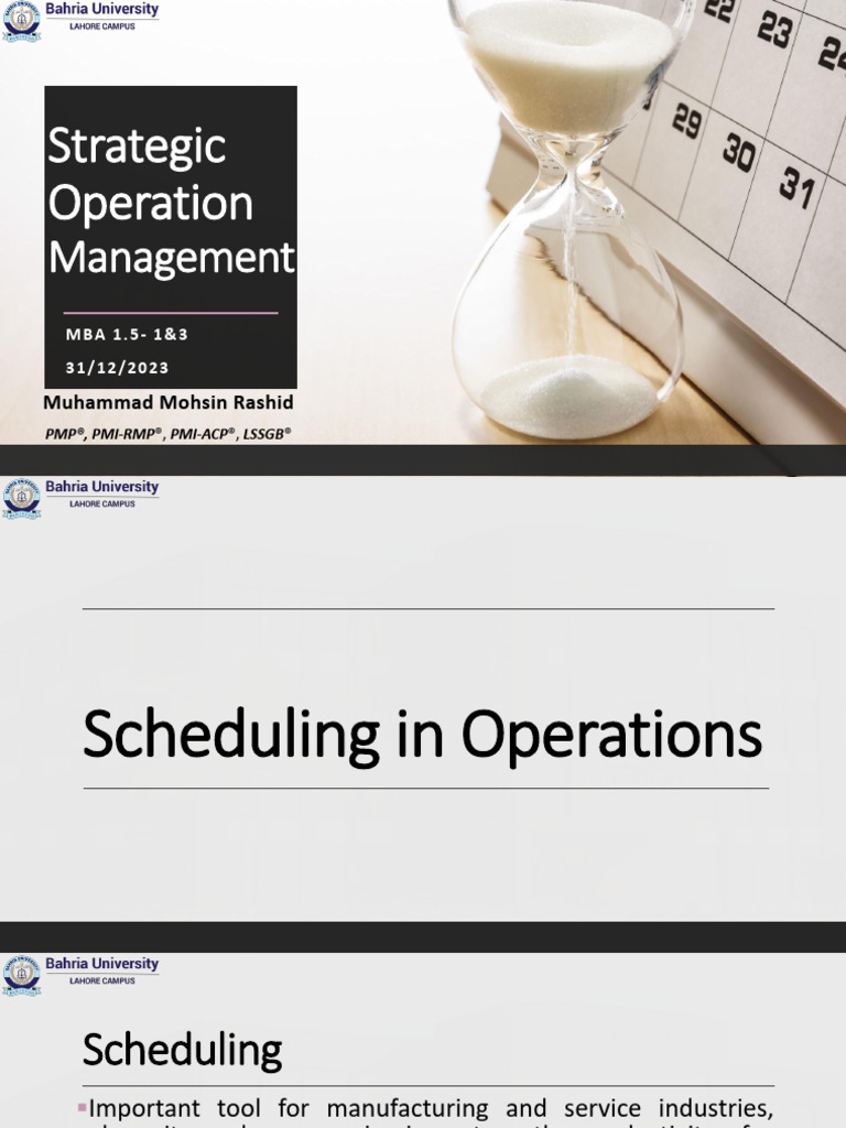 Strategic Operations MGT | PDF | Applied Mathematics | Business Process