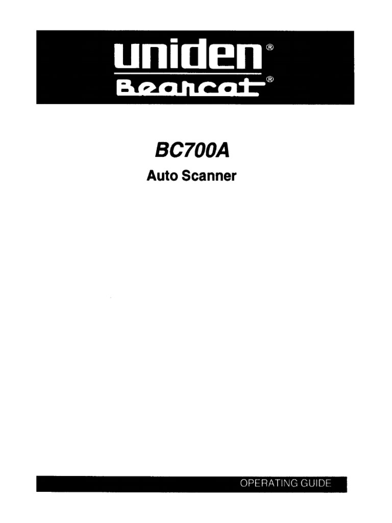 BC 700 A | PDF