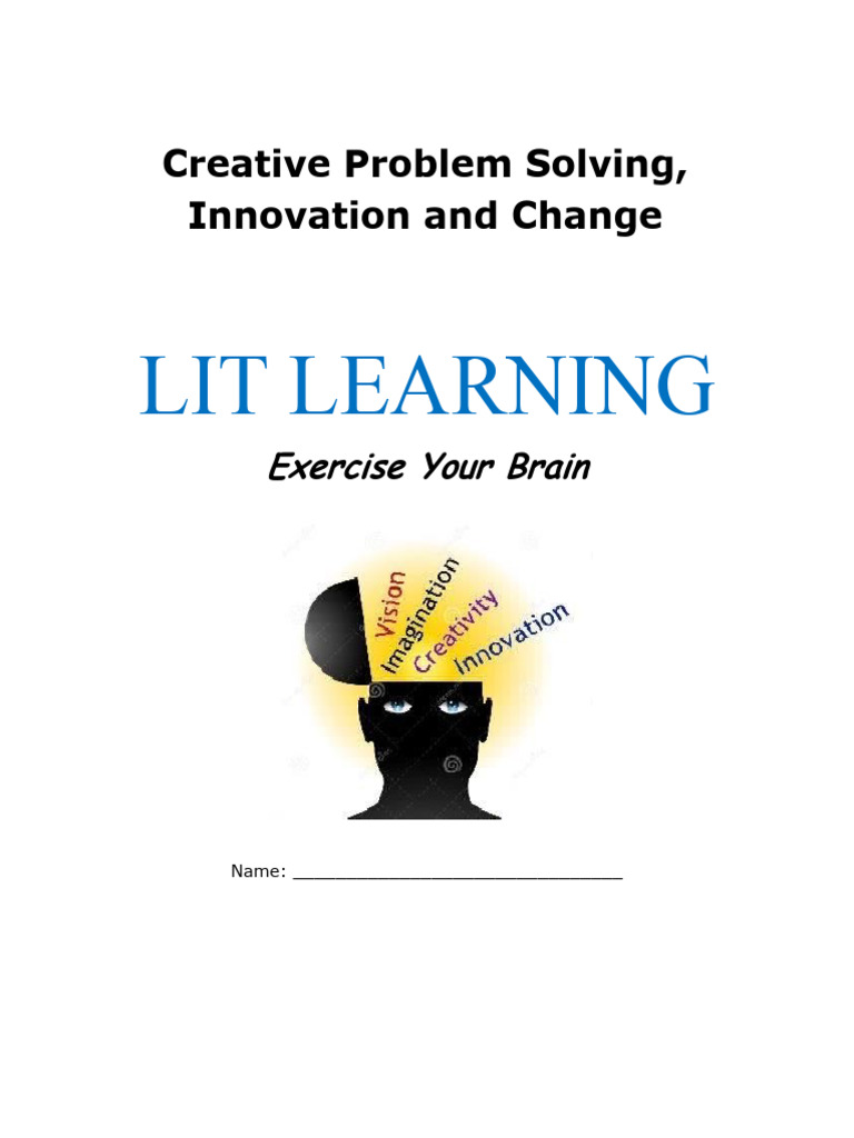 Lit Learning Sheets W23 F2F | PDF | Thought | Design Thinking