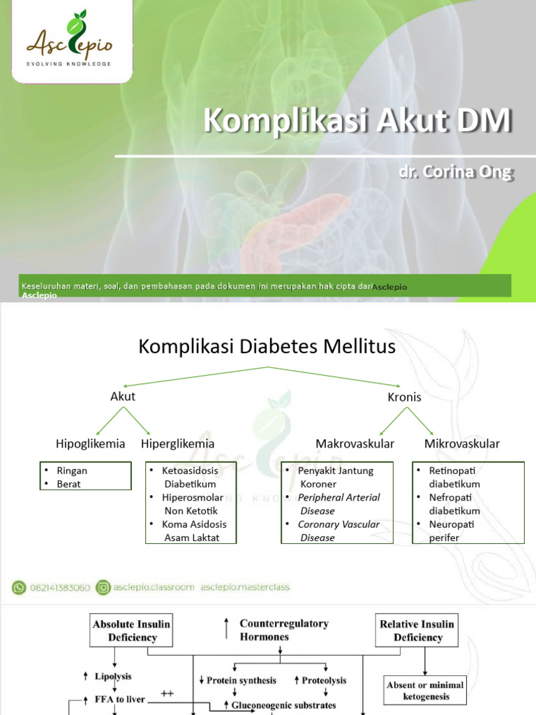 Komplikasi Akut DM | PDF | Kesehatan Holistik