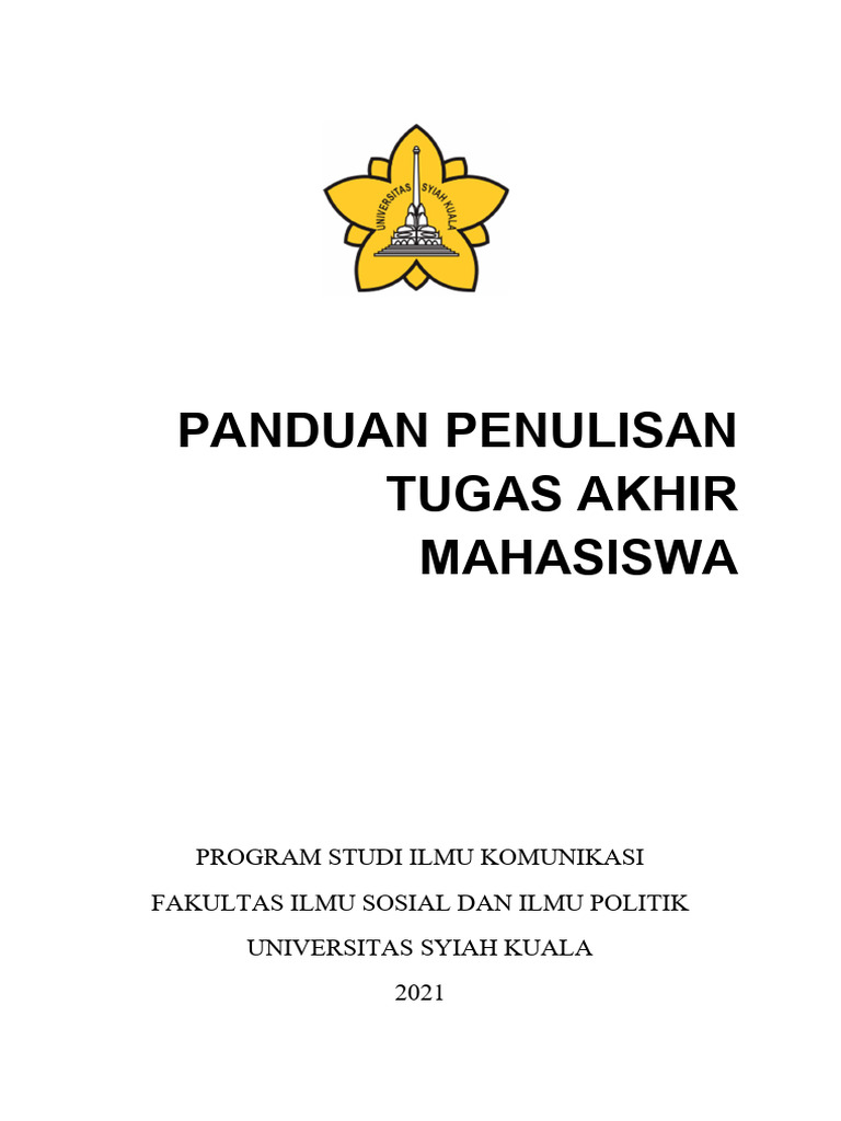 Panduan Skripsi Ilkom Usk | PDF