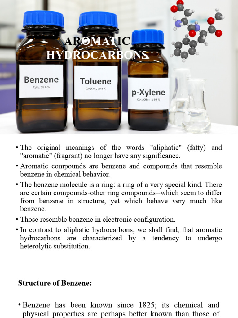 Benzene | PDF | Benzene | Aromaticity