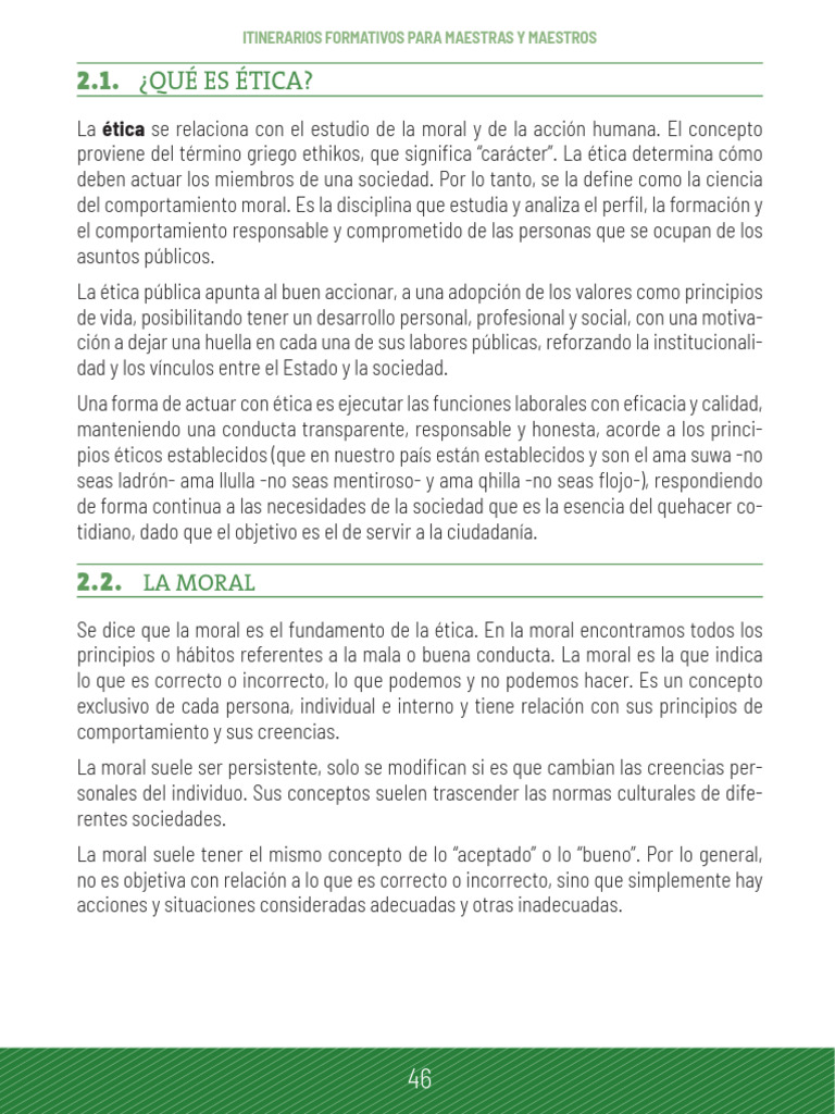 Principios Eticos y Morales | PDF | Moralidad | Comportamiento