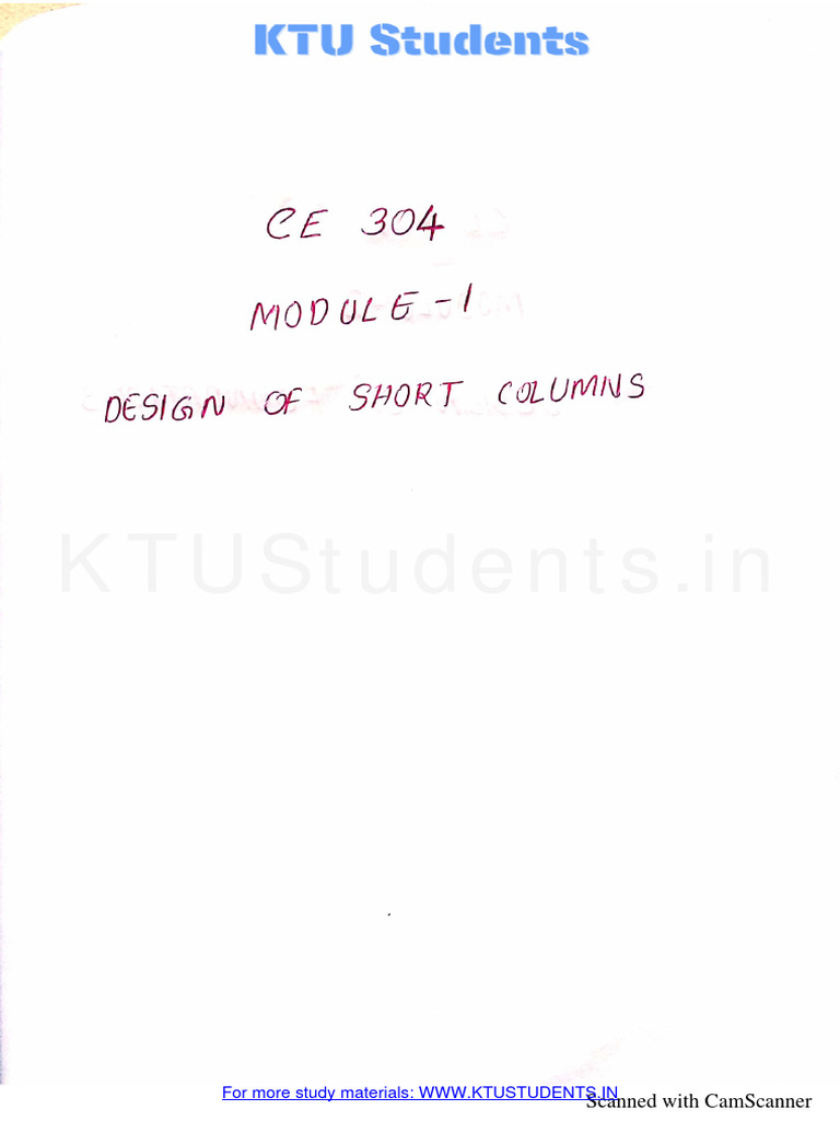 Ce 304 Module 1 | PDF | Home & Garden