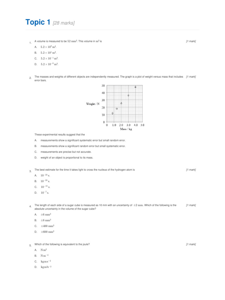Topic 1 Question | PDF