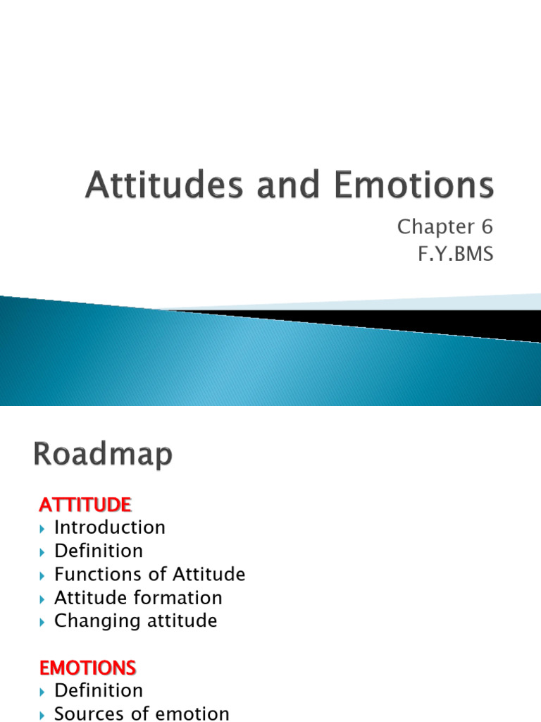 MS - ZAHRA DEHGHANI, FHS, Syms - Attitudes, FYBMS SEM 1 | PDF ...