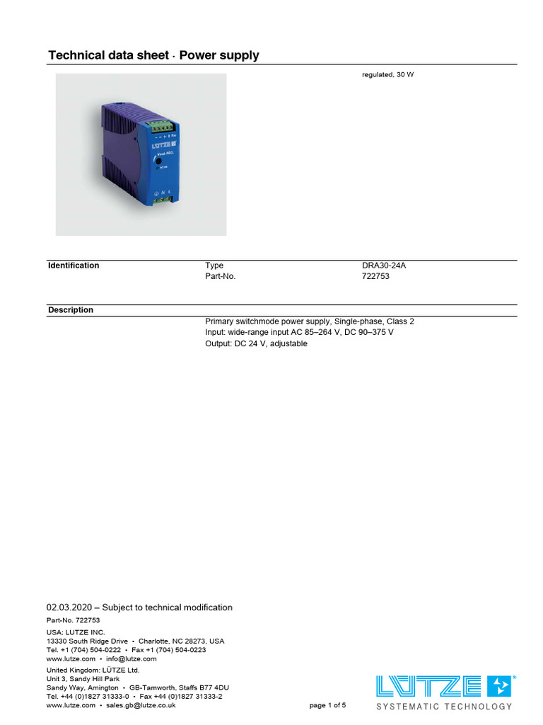 Zasilacz Macerator | PDF | Power Supply | Alternating Current