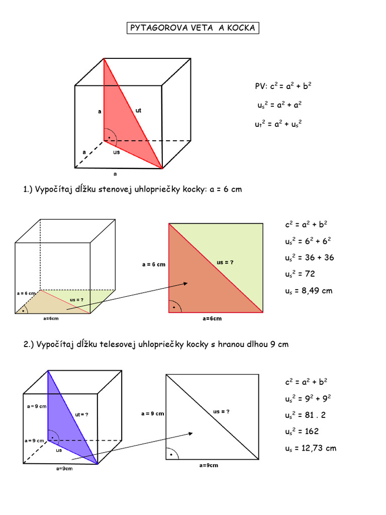 Pytagorova Veta A Kocka | PDF