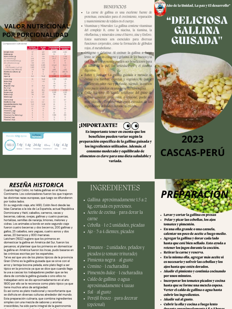 Folleto Tríptico Restaurante Comida Saludable Orgánico Verde | PDF ...