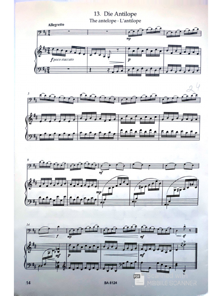 Antilope - Piano | PDF