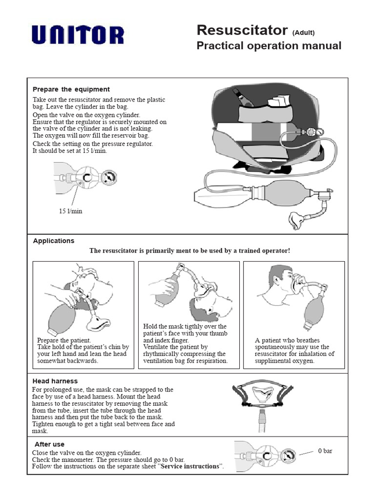 700 326 010 Resuscitator Op Manual | PDF