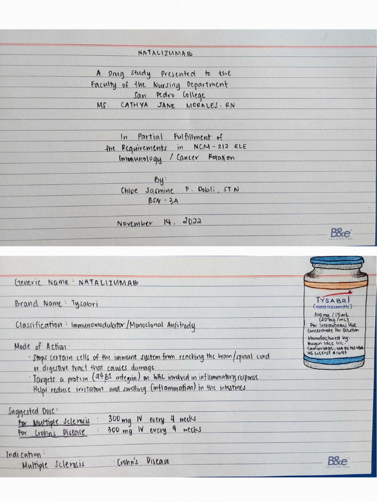 DOBLI Drug-Study Natalizumab | PDF