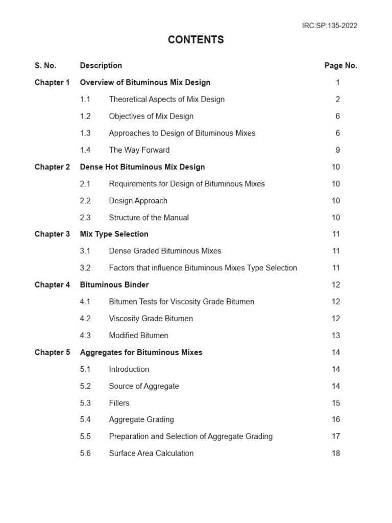 IRC-SP-135-2022-Manual For The Design of Hot Bituminous Mixes | PDF ...
