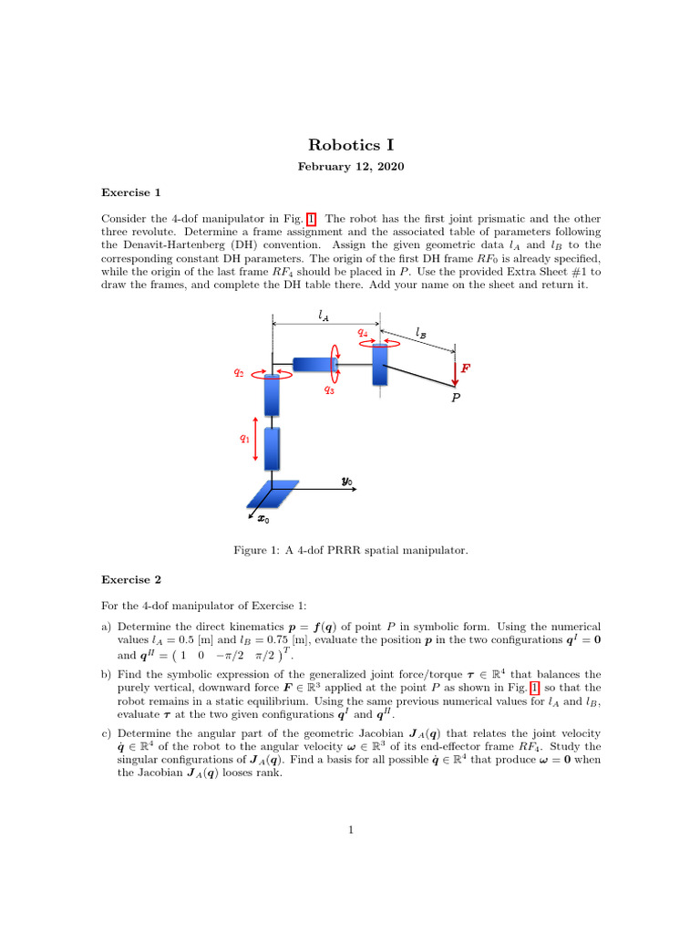 Robotics1 20.02.12 | Download Free PDF | Physical Quantities | Motion (Physics)
