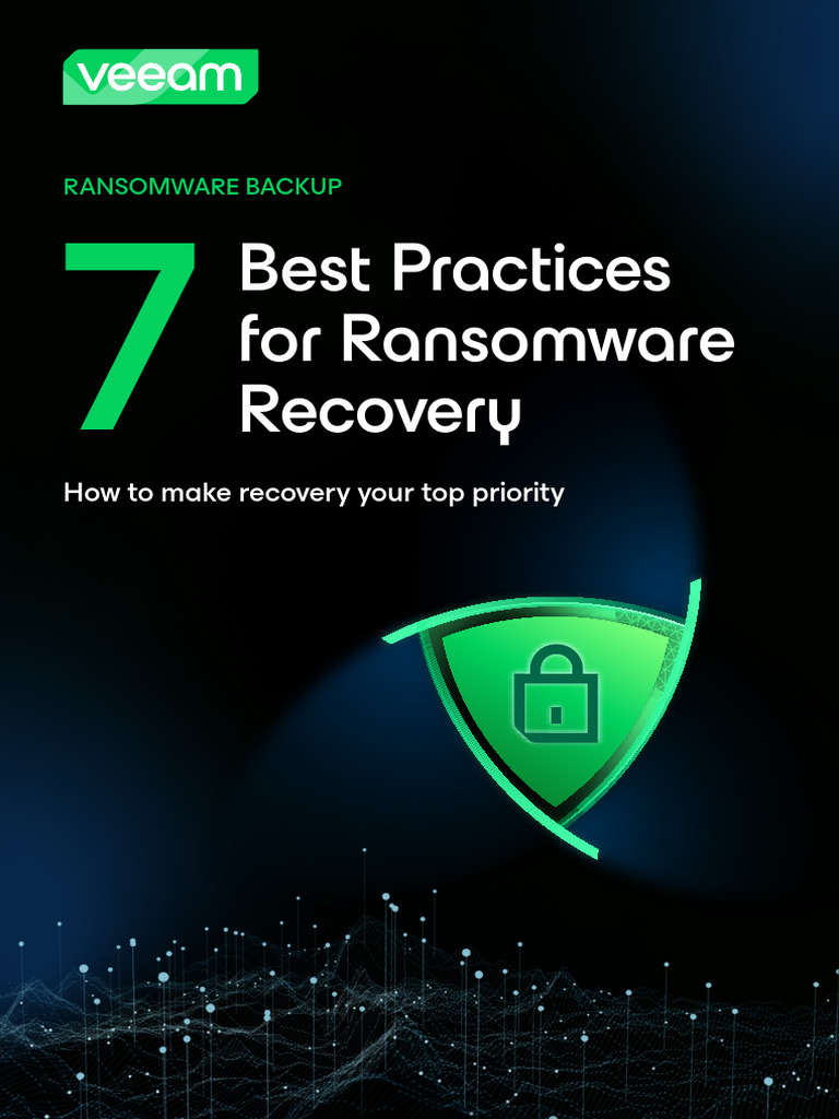 7 Best Practices For Ransomware Recovery Pdf Backup Antivirus Software
