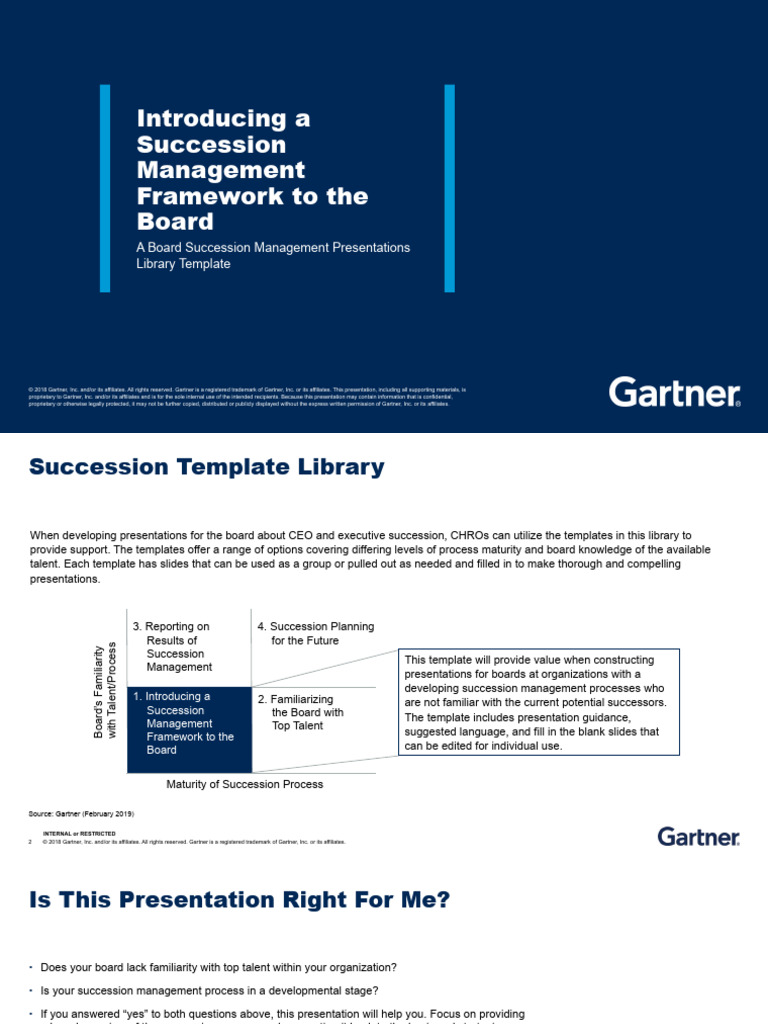 Introducing A Succession Management Framework To The Board Template ...