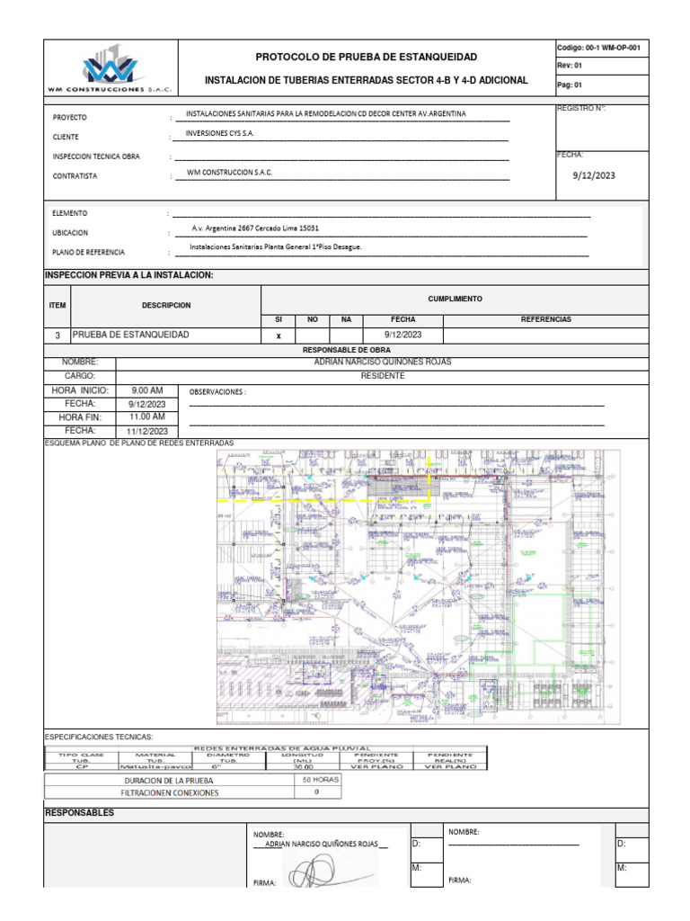 Inspección de Tuberías Enterradas 2023 | PDF | Negocios | Finanzas y dinero