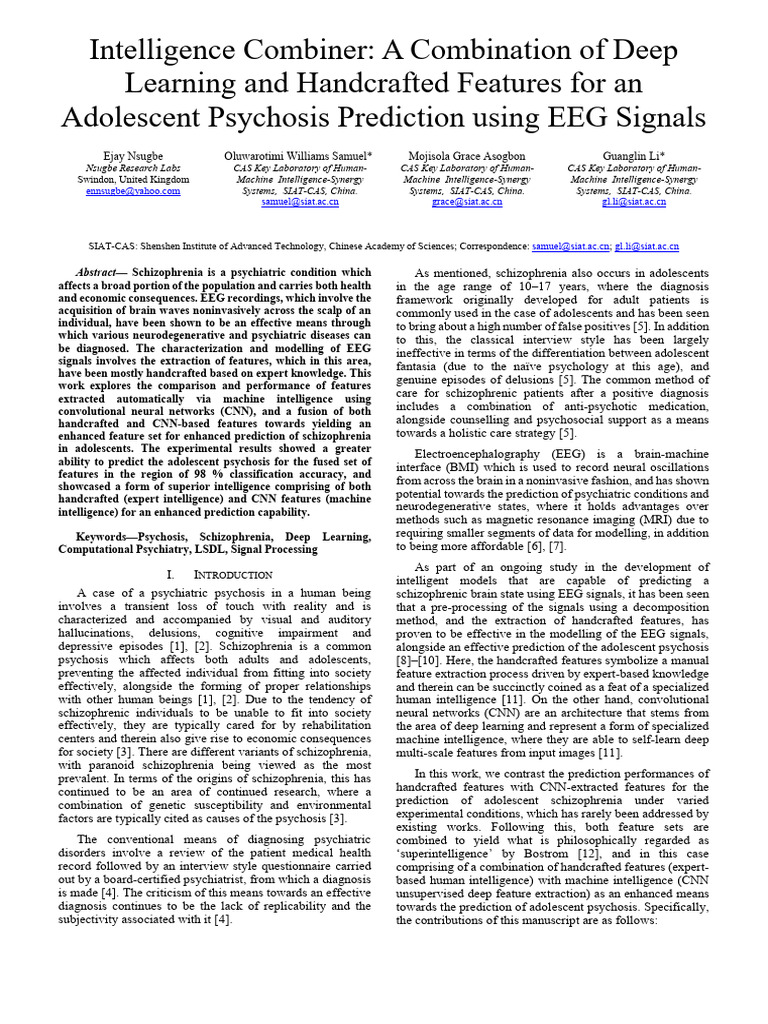 Intelligence Combiner: A Combination of Deep Learning and Handcrafted Features For An Adolescent ...