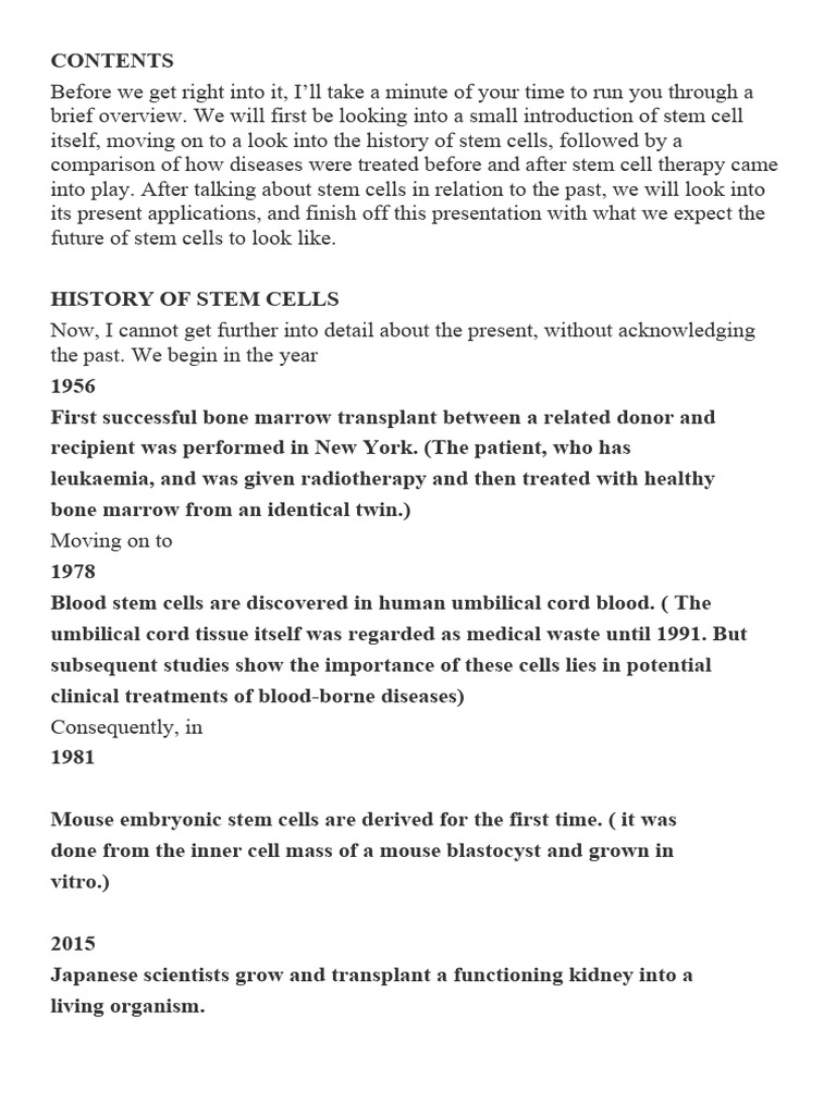 Revised Stem Cell | Download Free PDF | Stem Cell | Hematopoietic Stem Cell Transplantation