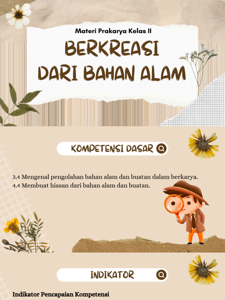 Prakarya Kelas 2: Kreasi Bahan Alam | PDF