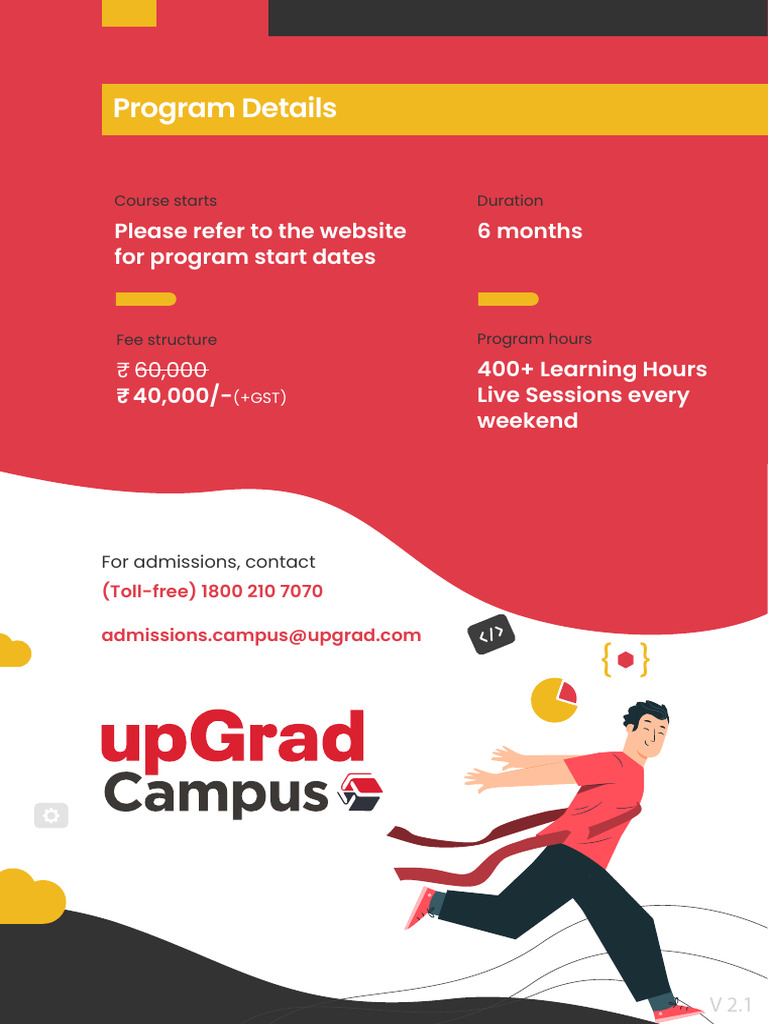 UpGrad Campus - Full Stack Development Brochure | PDF | Finance & Money Management