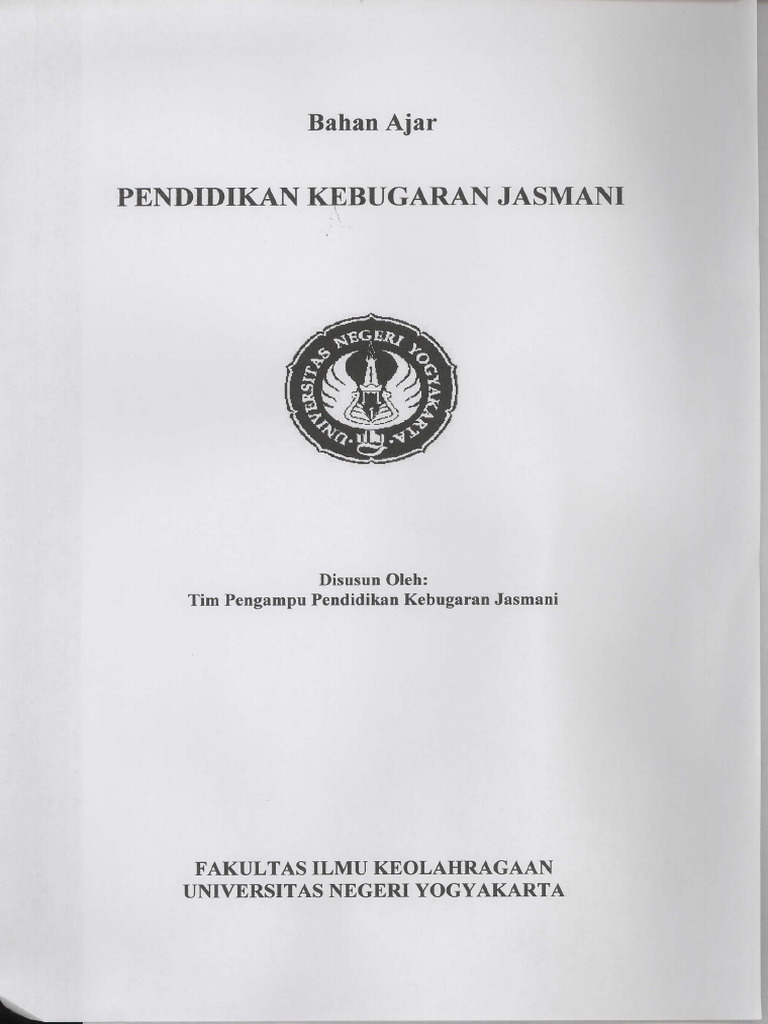 Bahan Ajar-Pendidikan Kebugaran Jasmani | PDF