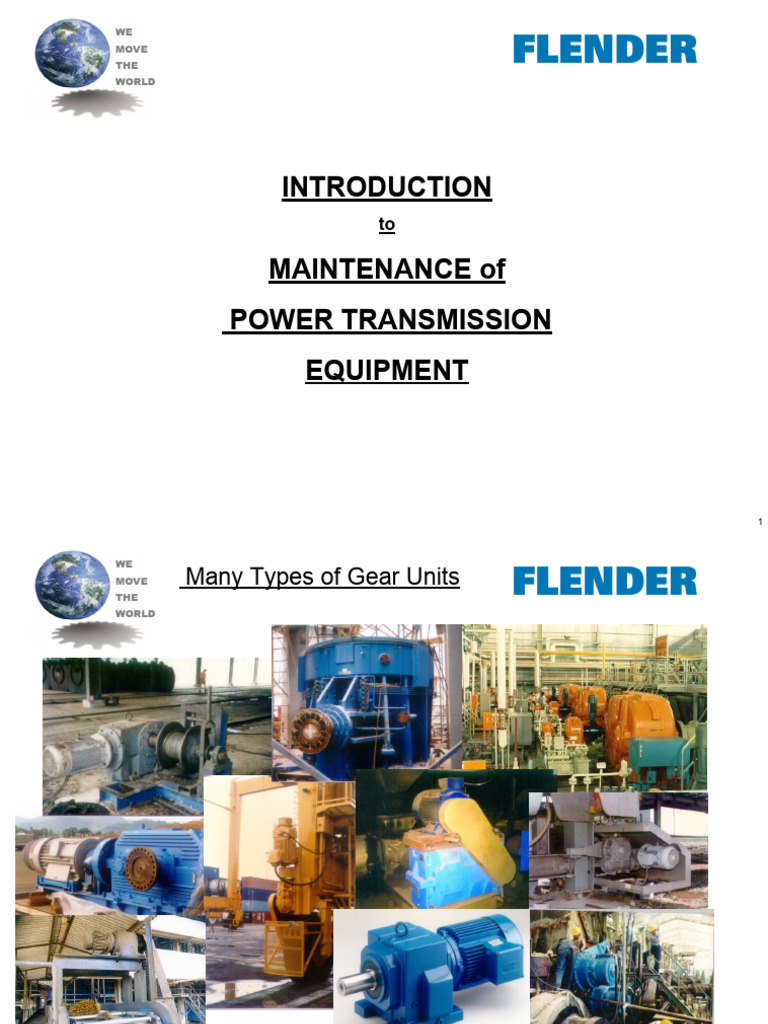 Maint | PDF | Gear | Bearing (Mechanical)