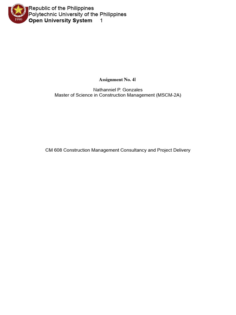 Reaction Paper No. 4 - MSCM-2A - Gonzales, Nathanniel P. | PDF ...