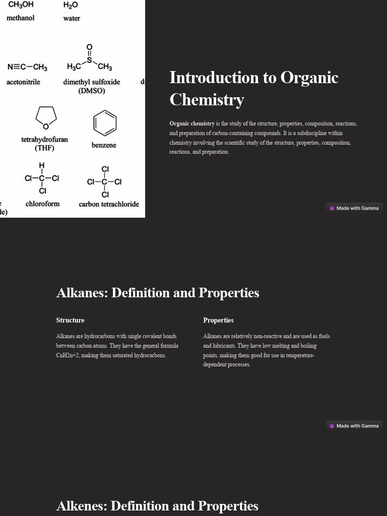 Introduction To Organic Chemistry | PDF | Organic Chemistry | Chemistry
