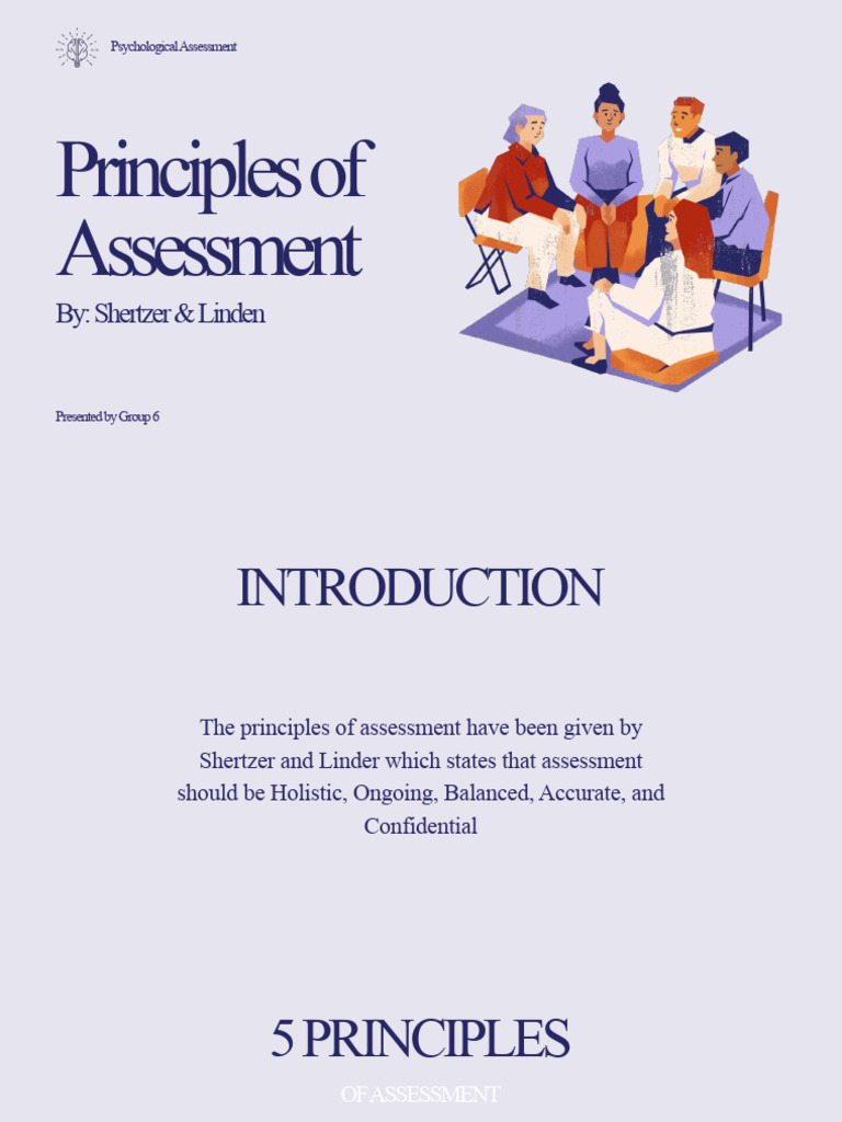 5 Principles of Psych Assessment | PDF