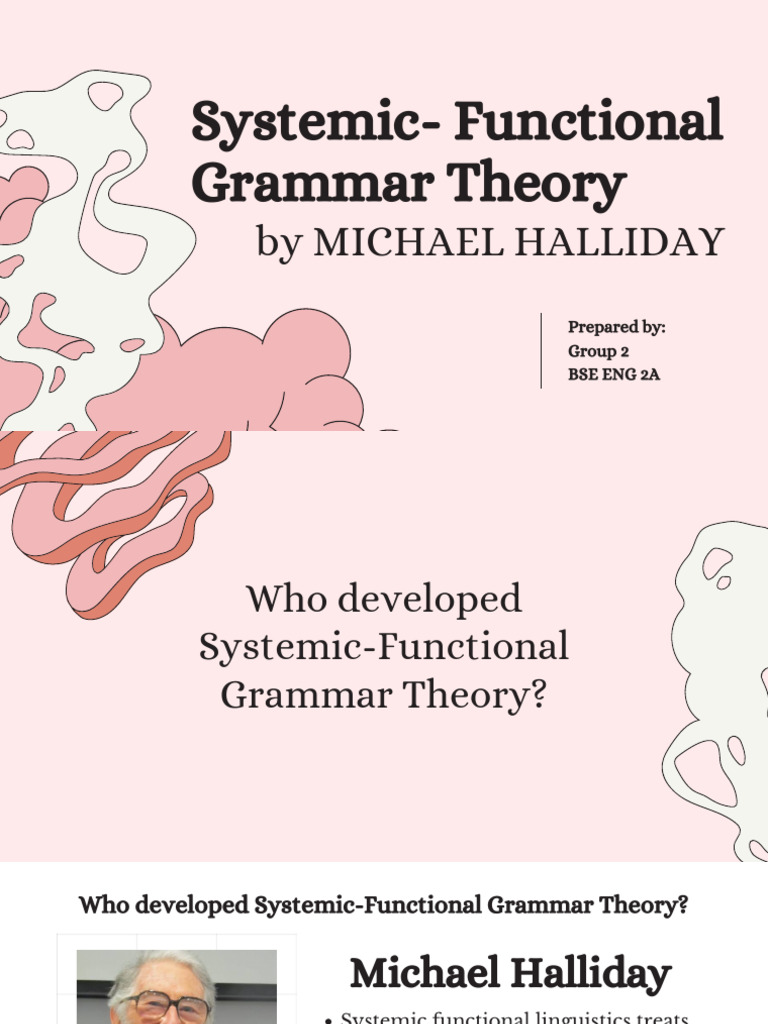 Systemic-Functional Grammar Theory Final | PDF | Communication | Linguistics