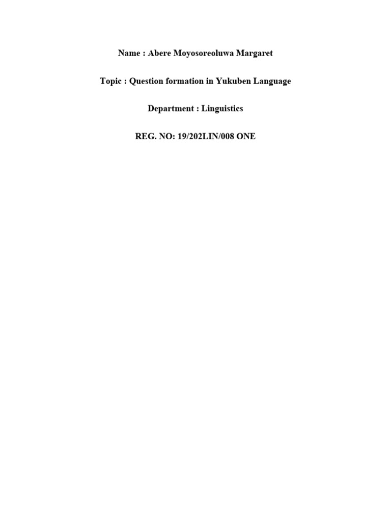 CHAPTER ONE-WPS Office | PDF | Language Arts & Discipline