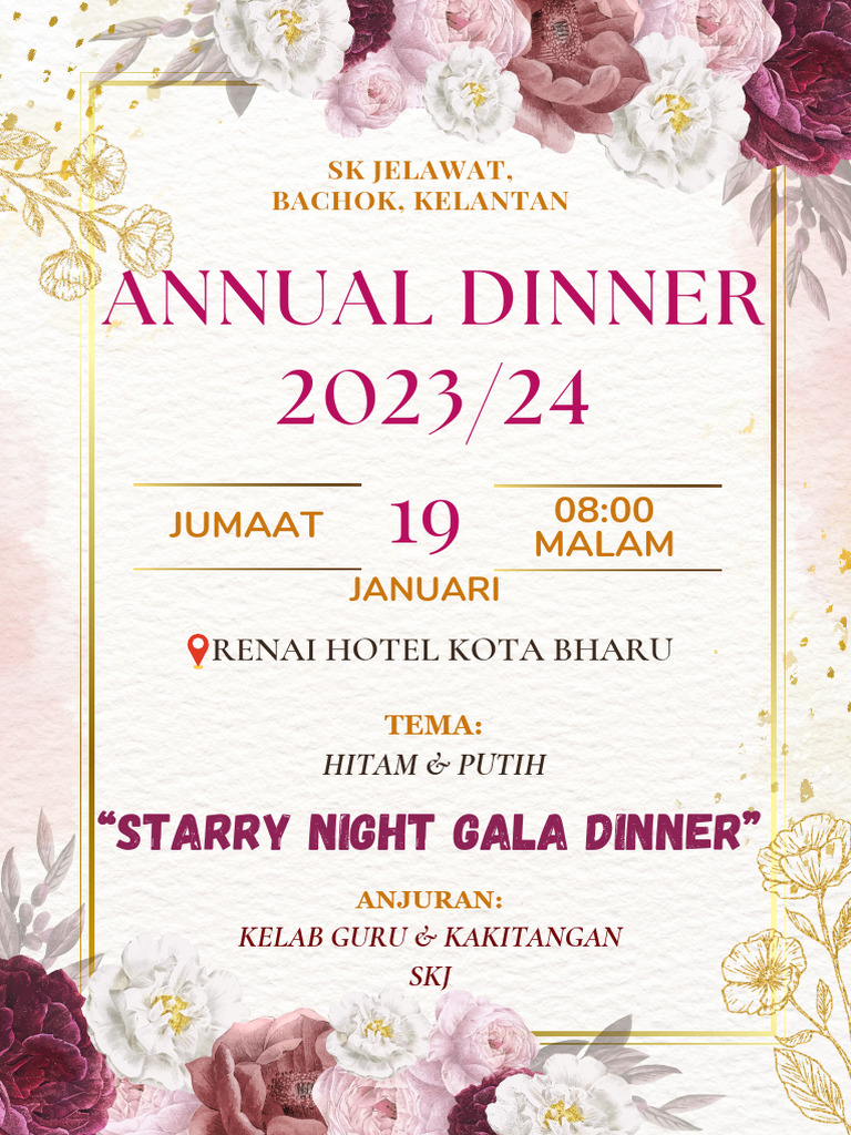 Buku Prog Annual Dinner 20232024 | PDF
