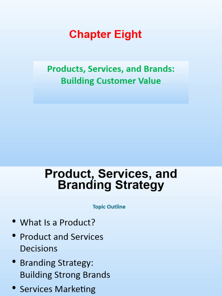 Product and Service Strategy Overview | PDF | Brand | Product (Business)