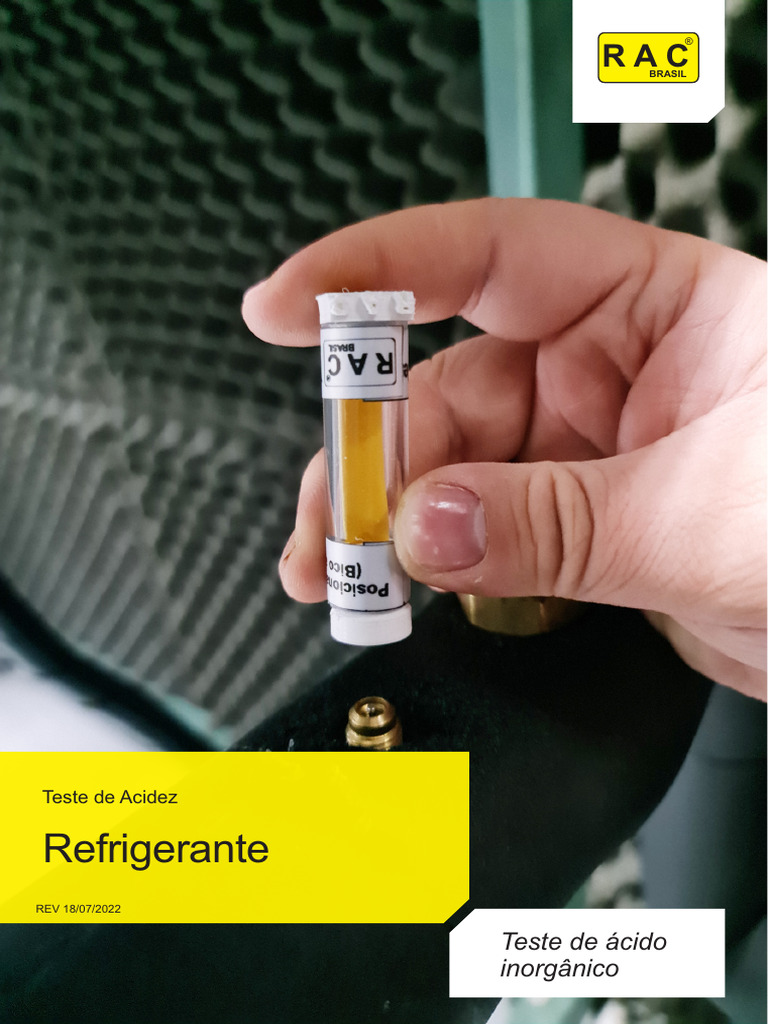 Catálogo Teste de Acidez Refrigerante - RAC Check | PDF | Bebidas não ...