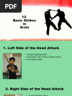 12 Striking Techniques in Arnis | PDF | Sports