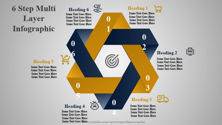 2.create 6 STEP MULTI LAYER Infographic | PDF