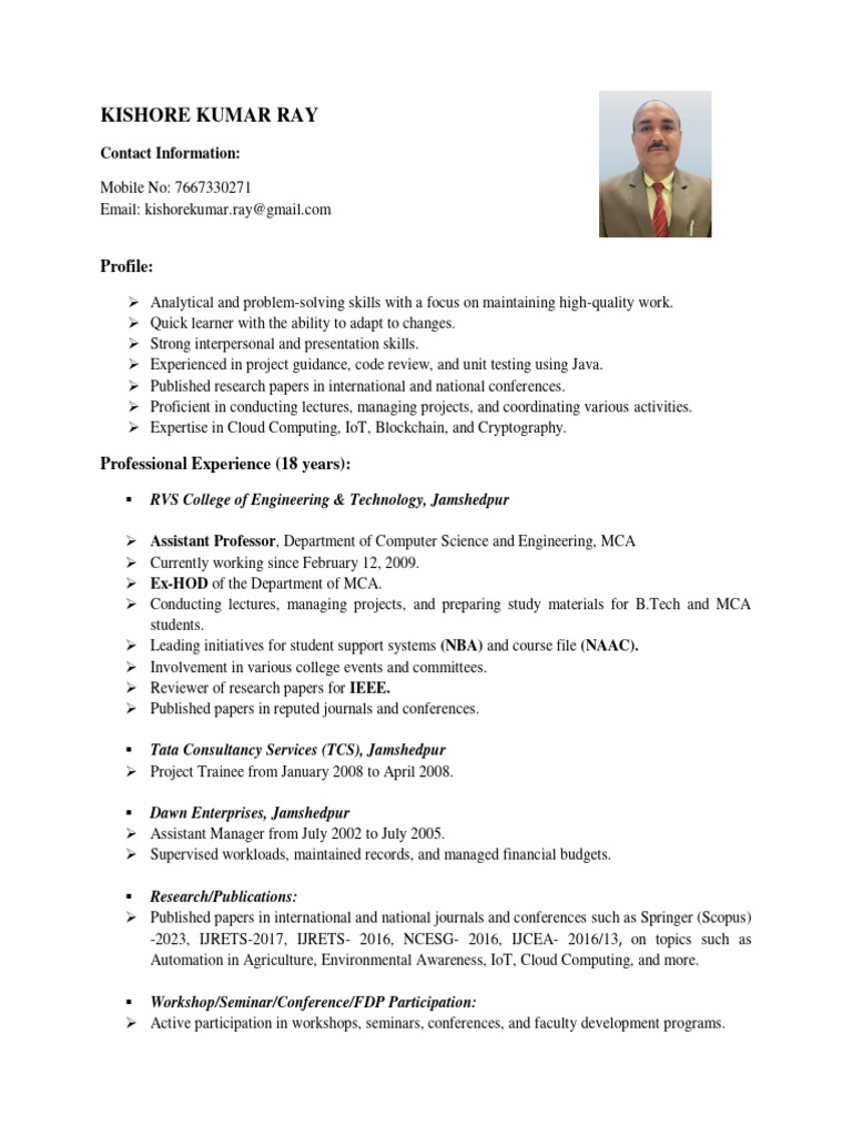 Kishore K Ray - Kishore Ray | PDF | Net Beans | Applications & Software