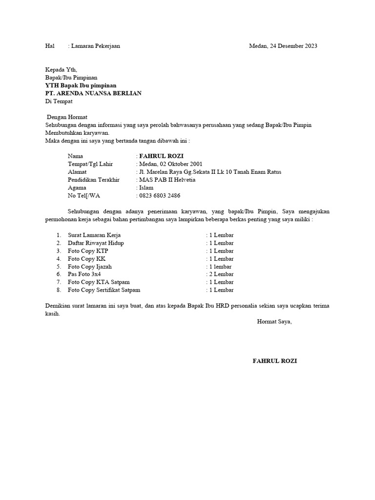Fahrul Rozi | PDF Fahrul Rozi | PDF