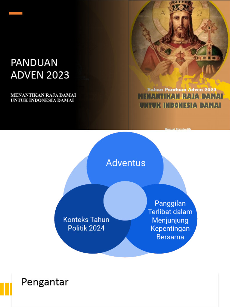 Panduan Adven 2023: Menanti Raja Damai | PDF | Agama & Spiritualitas