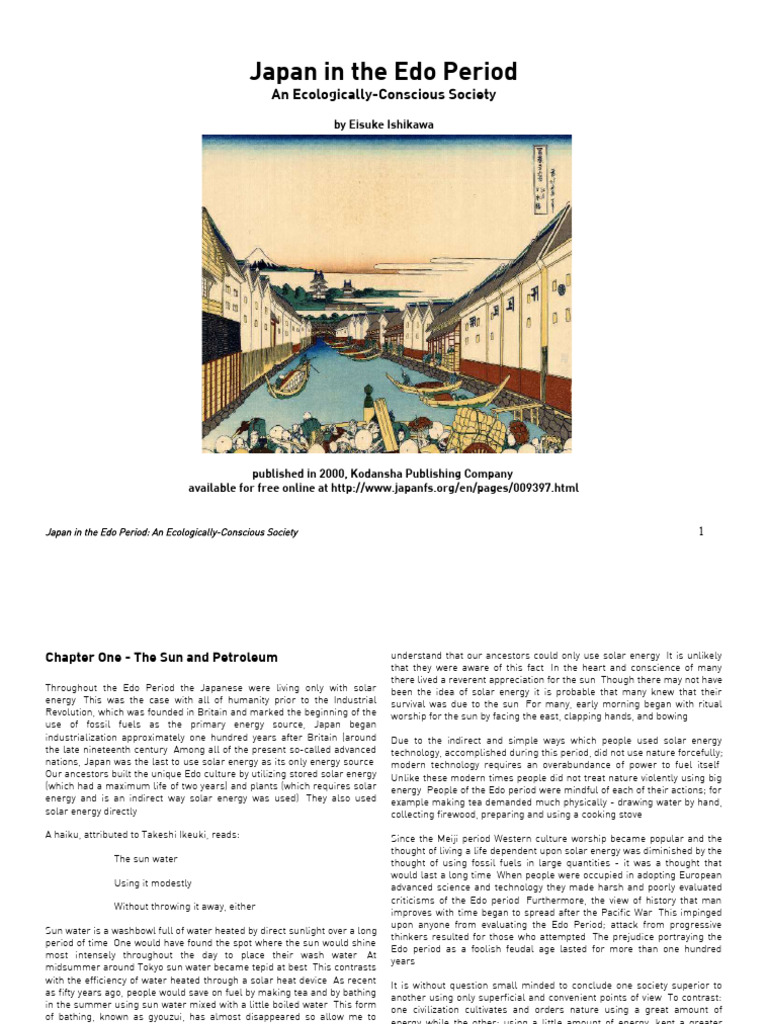 Edo Japan | PDF