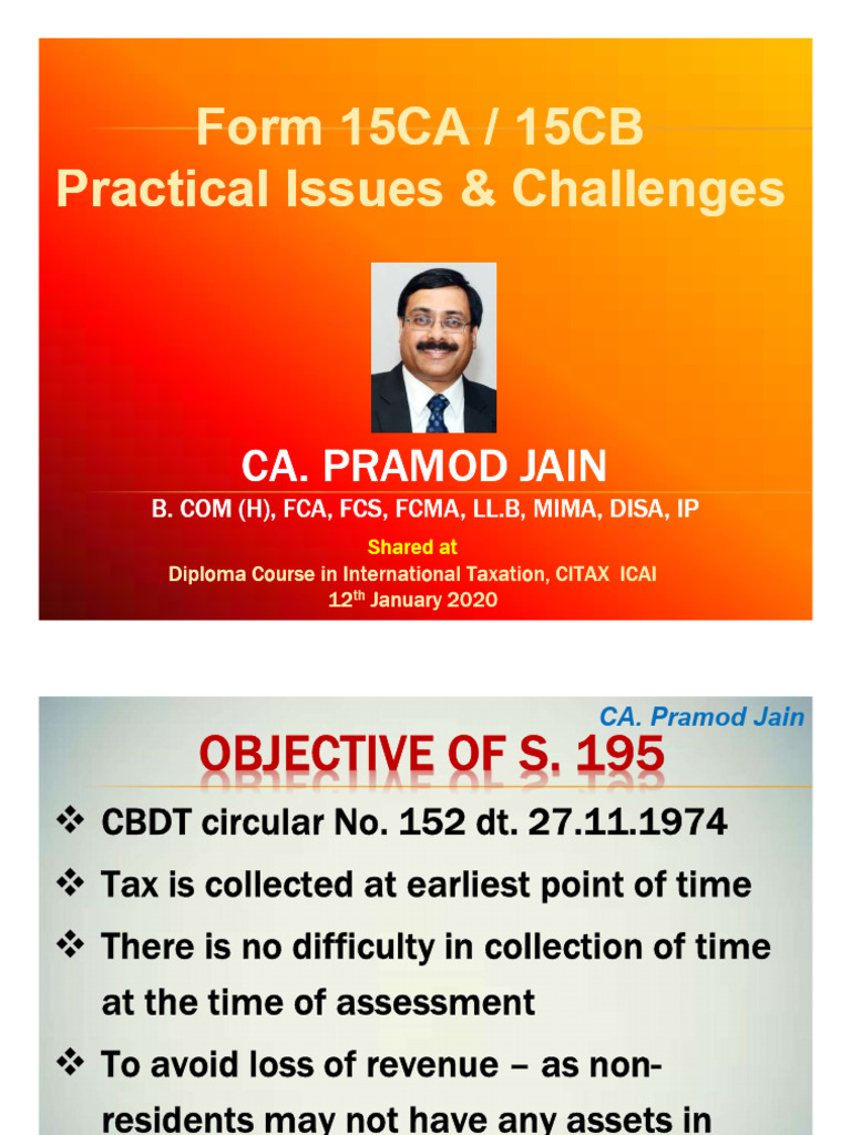Form15CA&15CB CITAX | PDF