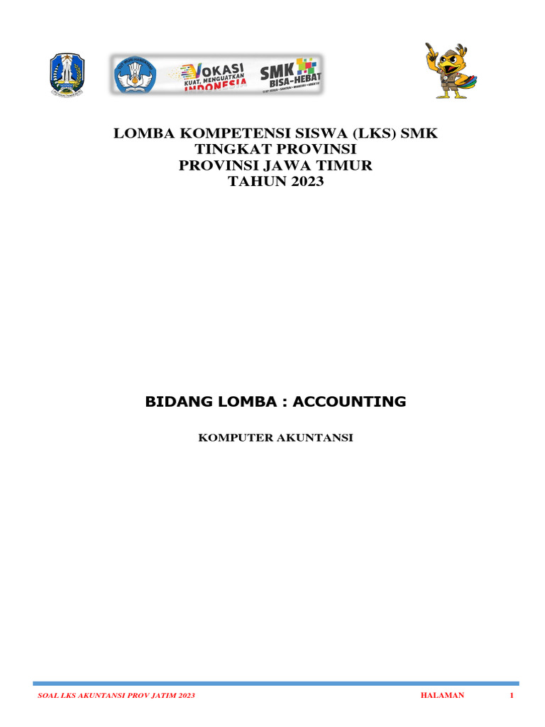 Soal LKS Komputer Akuntansi | PDF