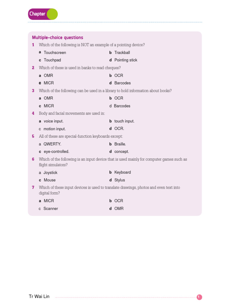 ICT Quiz 15 1 23 | PDF | Computer Data Storage | Random Access Memory
